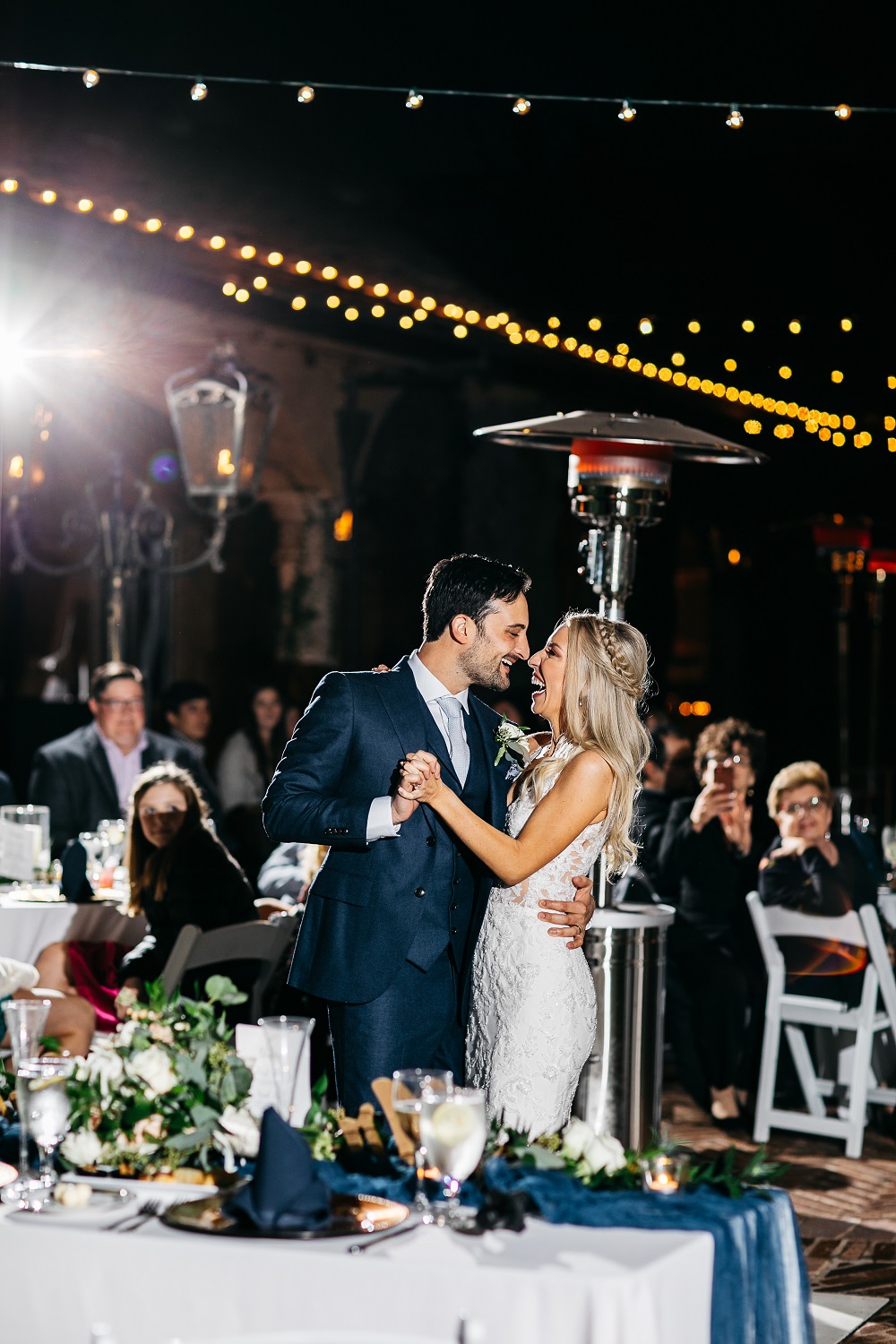 The couple’s first dance was to “Together” by Kyle May.Kelly and her ...