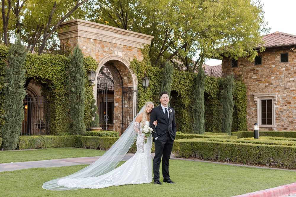 The outdoor ceremony was nothing short of magical. Guests were welcomed ...